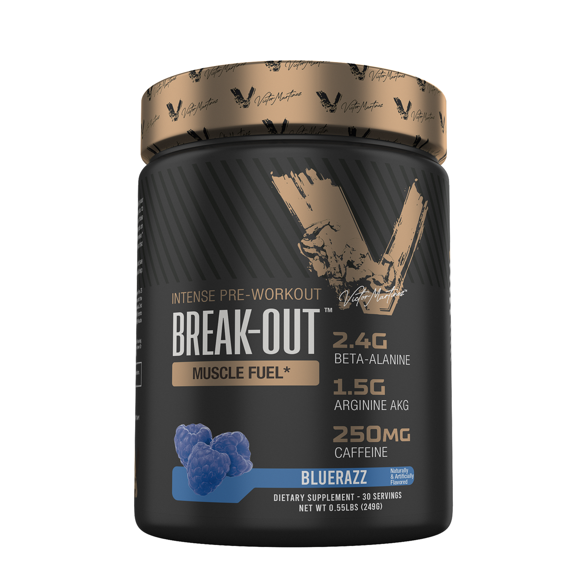 Victor Martinez Break-Out Pre Workout Muscle Fuel | 30 Servings ...