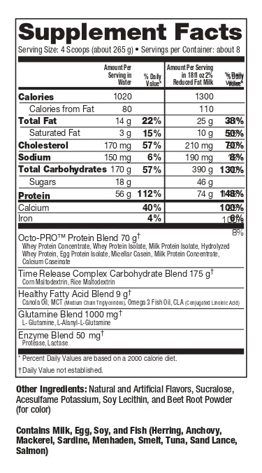 Ultimate Nutrition Muscle Juice Revaluation 2600 - Mass Gainer 4.7 LBS ... Ultimate Nutrition Muscle Juice Revaluation 2600 - Mass Gainer 4.7 LBS ...