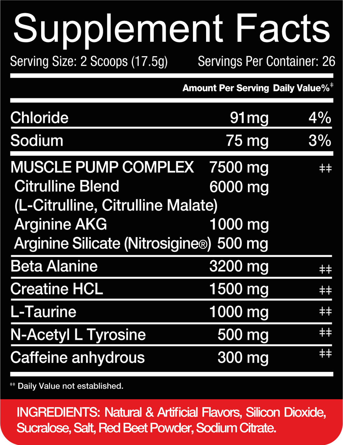 RedRex Stomp Pre Workout - Massive Pump & Endurance 26 Servings ...